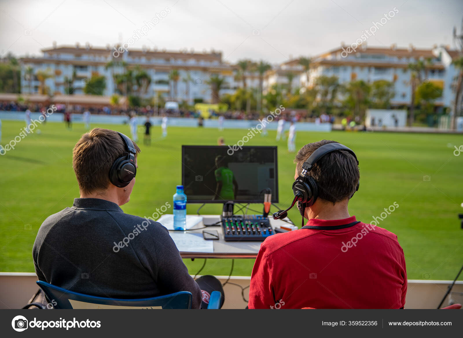 Football Commentary Box