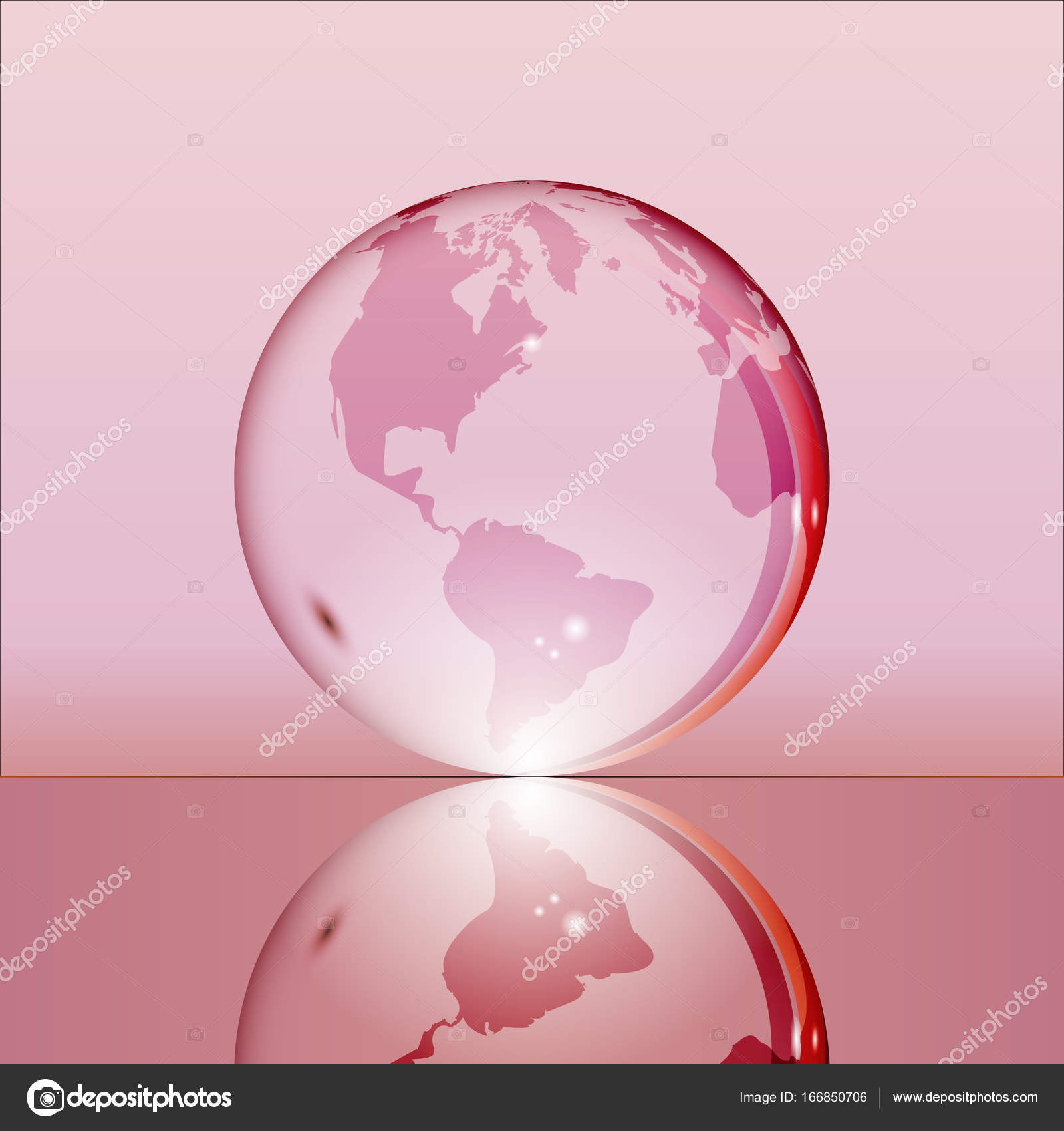 Pink Globe