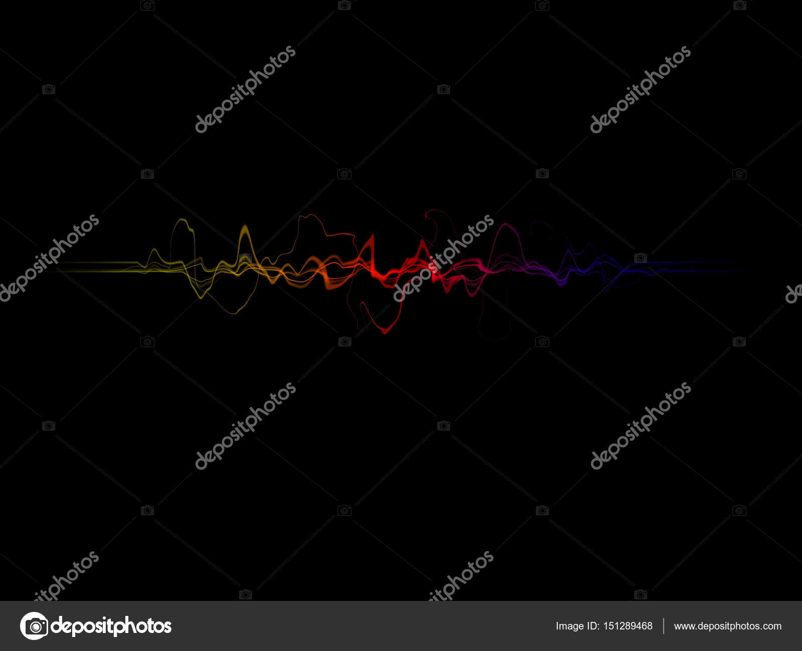 Sound wave on black background — Stock Photo © manop1984 #151289468