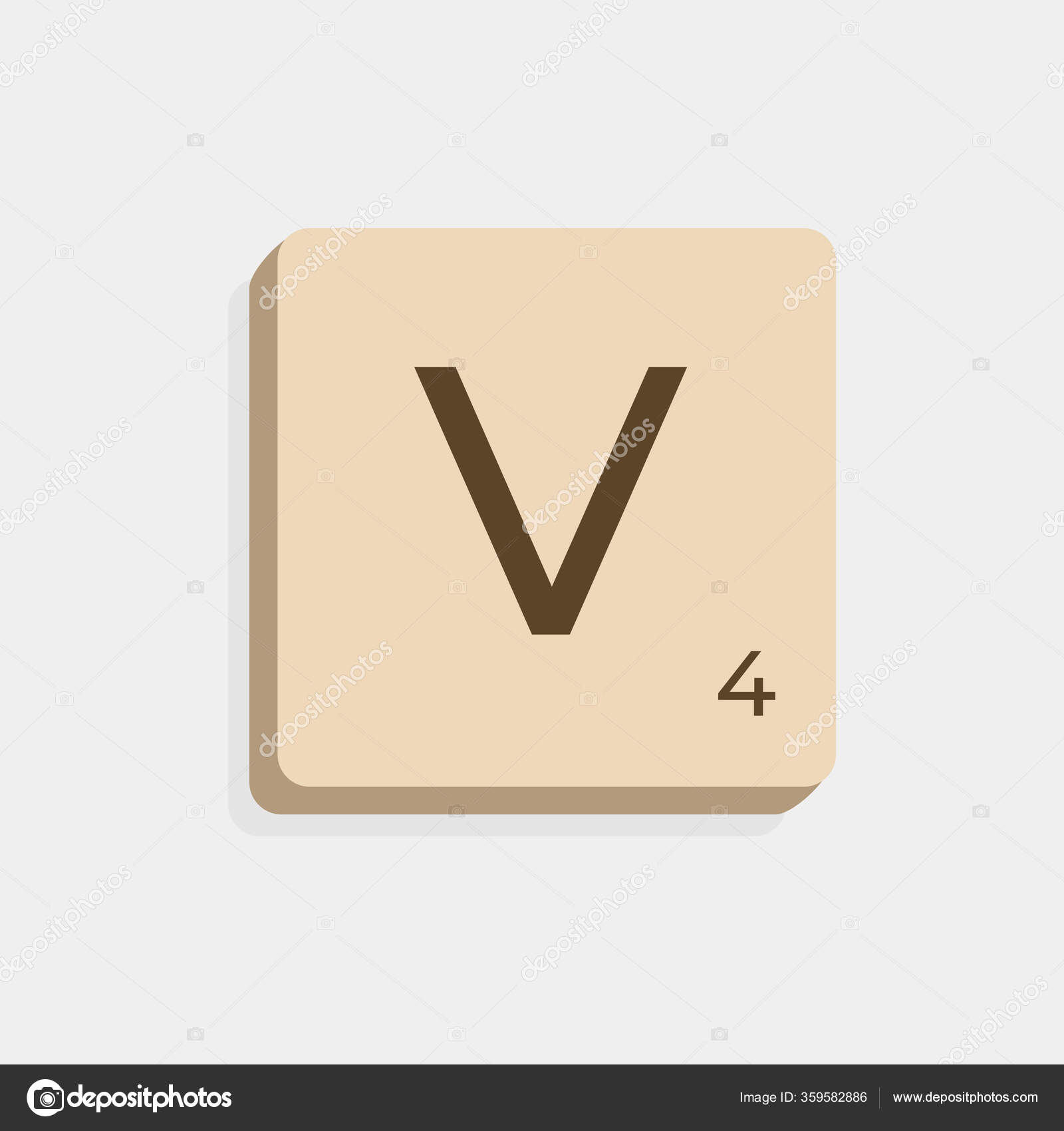 Complete Alphabet Uppercase Scrabble Letters Isolate Vector ...