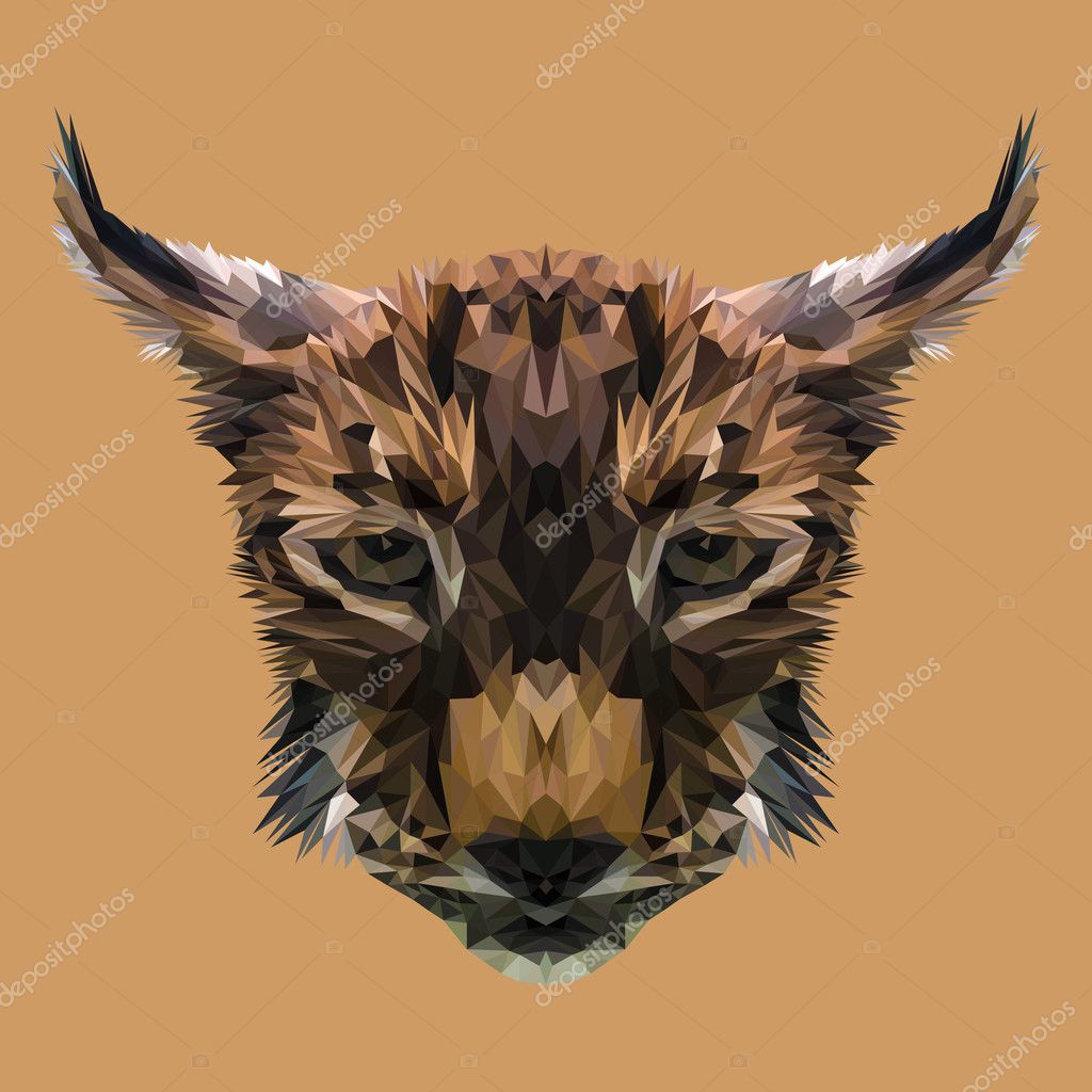 Sad lynx head Stock Vector Image by ©Shekularaz #128083278