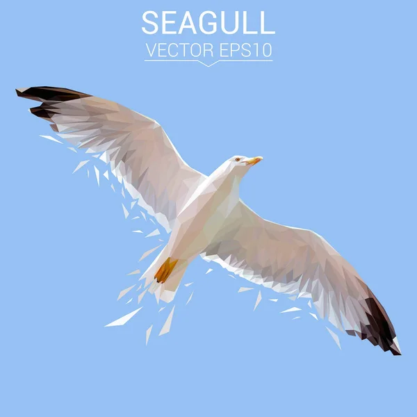 Geometric seagull Vector Art Stock Images | Depositphotos