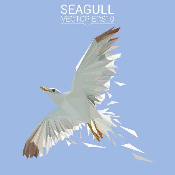 Geometric seagull Vector Art Stock Images | Depositphotos