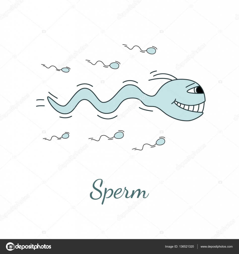 Sperm vector illustration Stock Vector by ©klamb_s 136521320
