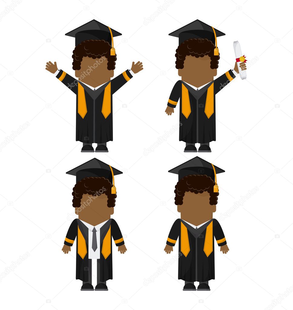Graduation cap boy graduate university icon. Vector graphic Stock ...