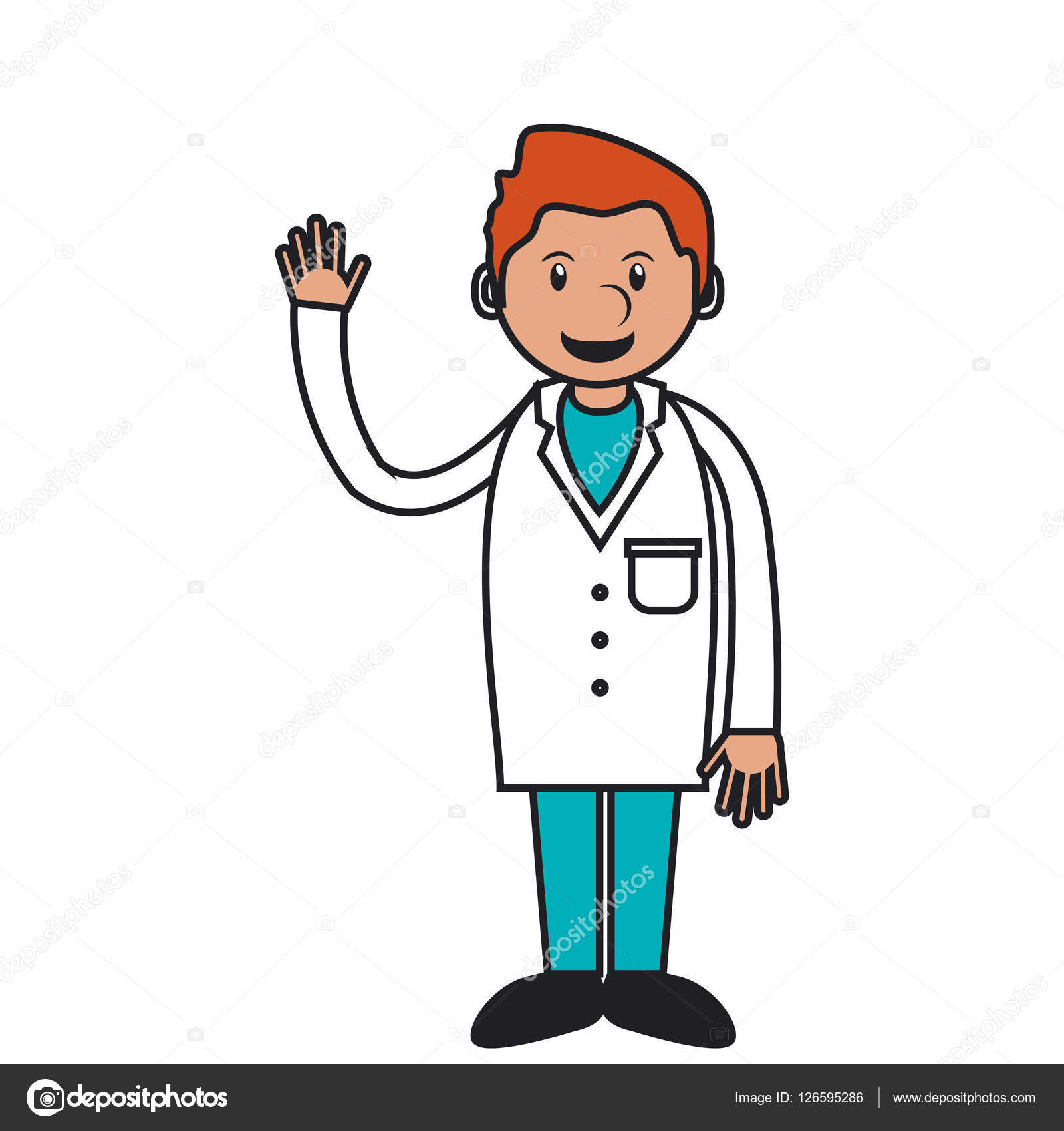 Isolated Doctor Cartoon Design Stock Vector Image By ©jemastock 126595286