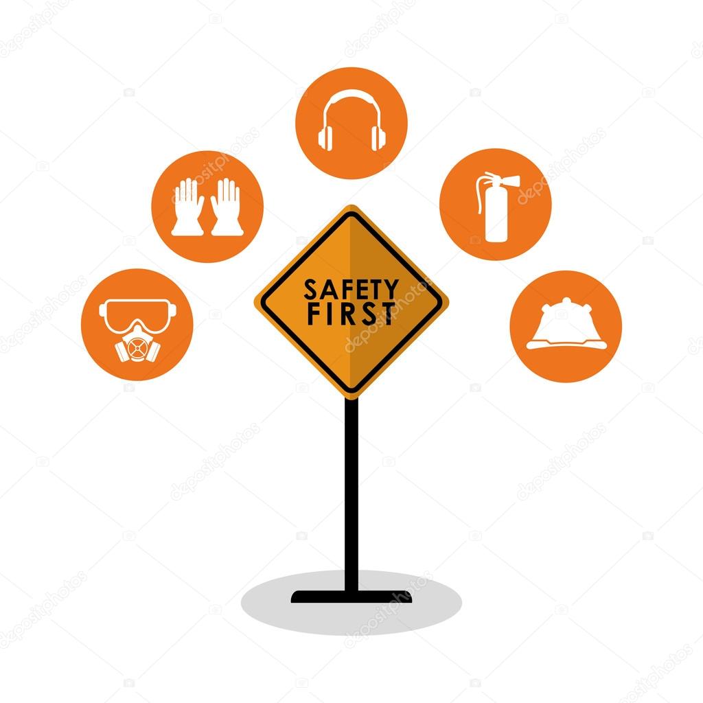 Isolated industrial safety design Stock Vector Image by ©jemastock ...
