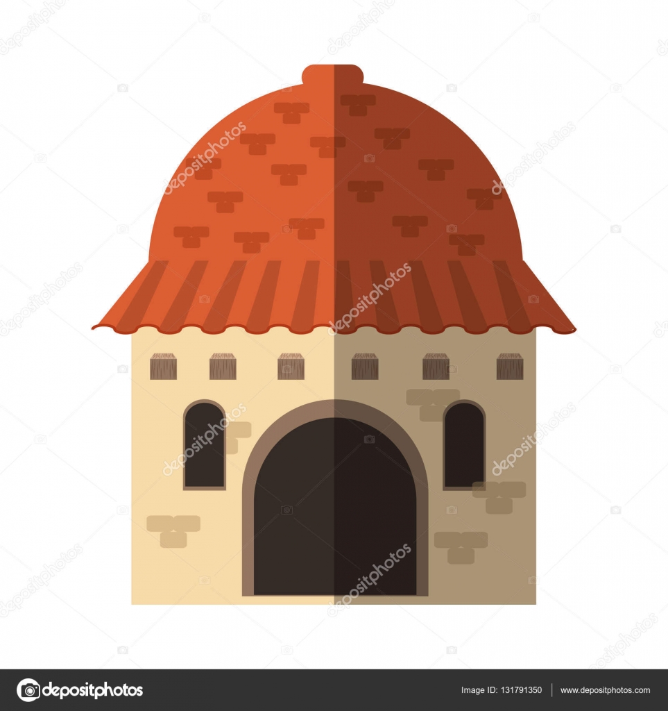 Isolated mexican building design Stock Illustration by ©jemastock ...