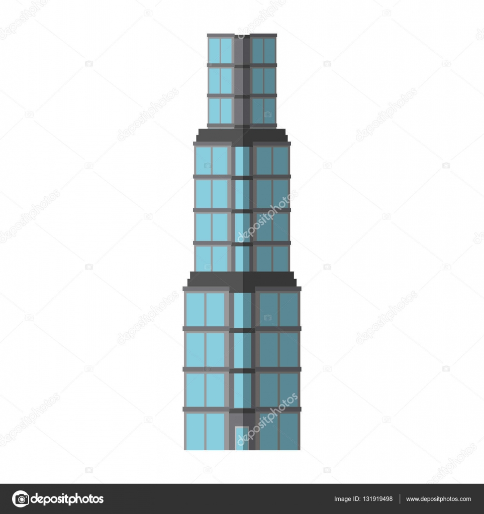 Isolated tower building design Stock Vector by ©jemastock 131919498