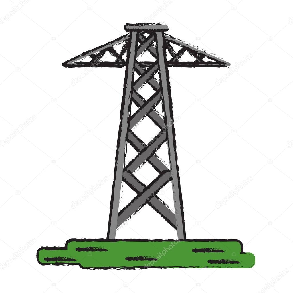 Torre De Transmissão Desenho - FDPLEARN
