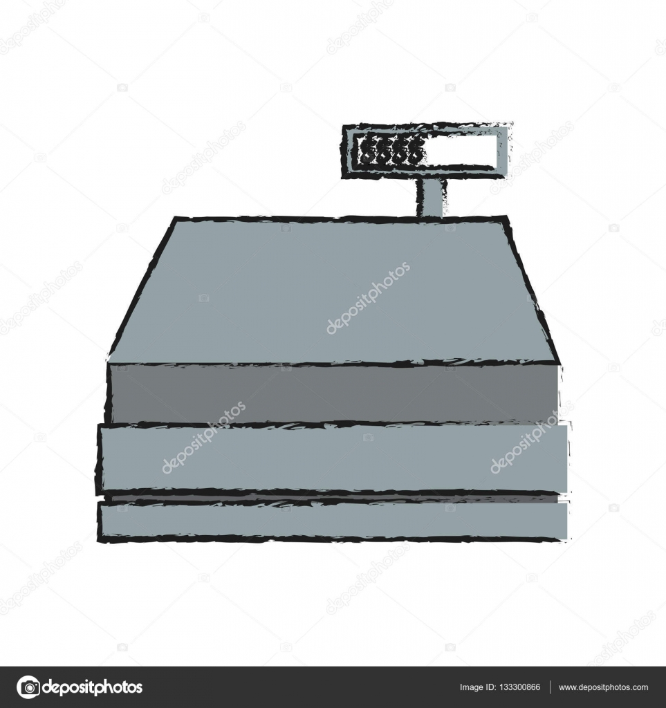 Isolated cash register design Stock Vector by ©jemastock 133300866