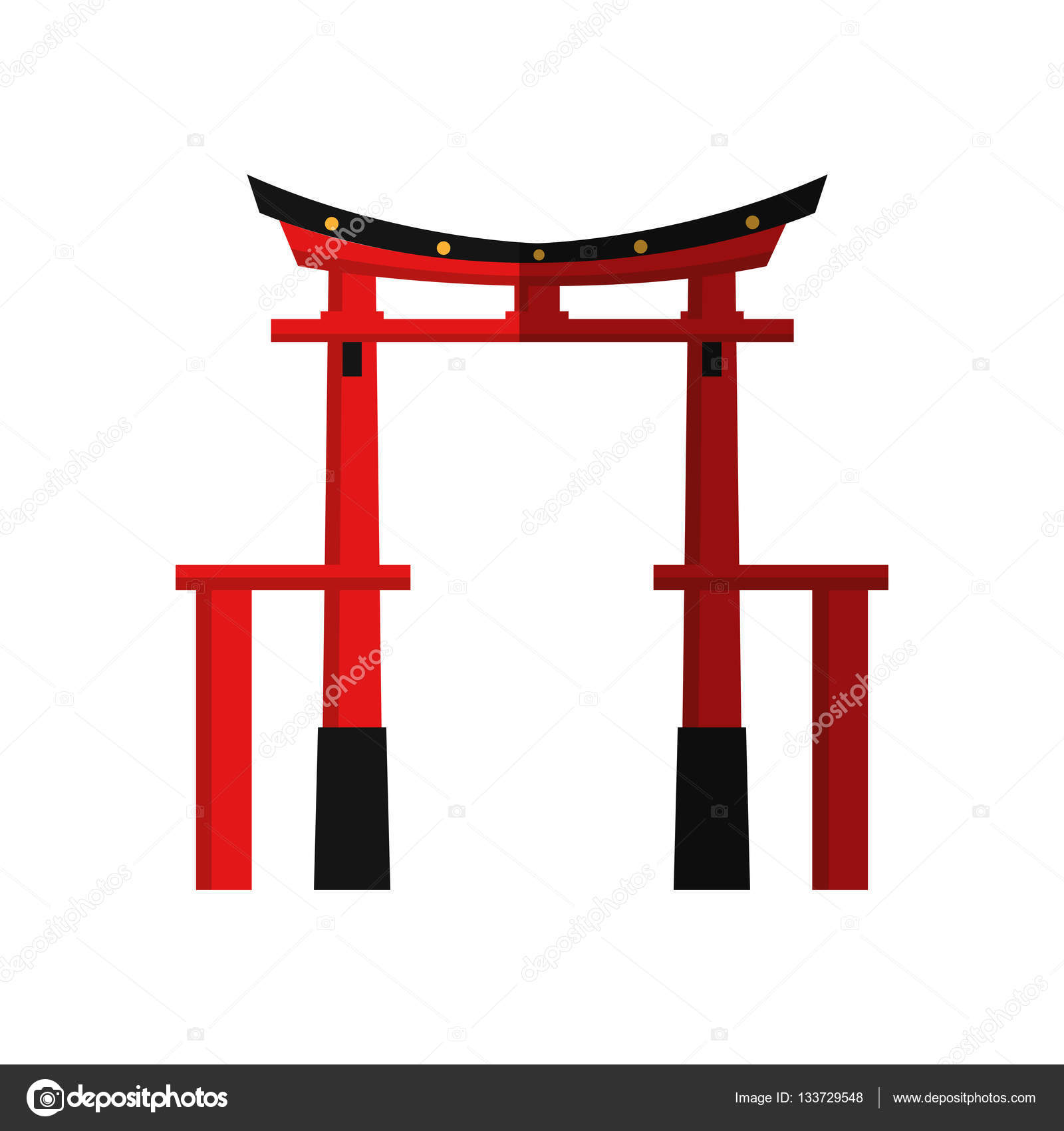Isolated arch of china design Stock Vector by ©jemastock 133729548
