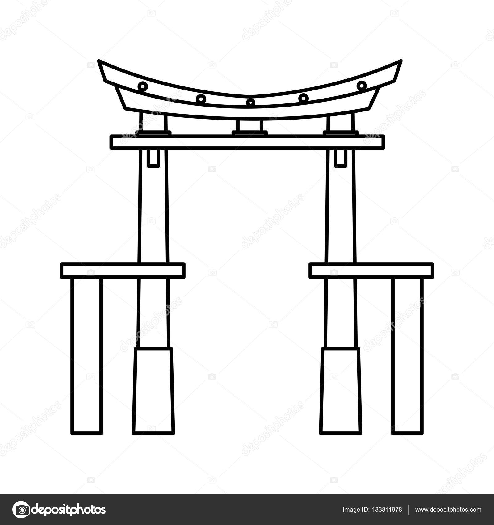Isolated china arch design Stock Vector Image by ©jemastock #133811978