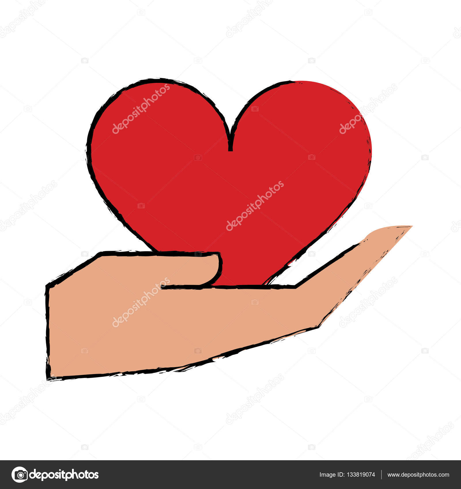 Dessin Main Qui Tient Un Coeur - Communauté MCMS Dessin Main Qui Tient Un Coeur - Communauté MCMS