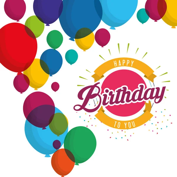Birthday explosion Vector Art Stock Images | Depositphotos