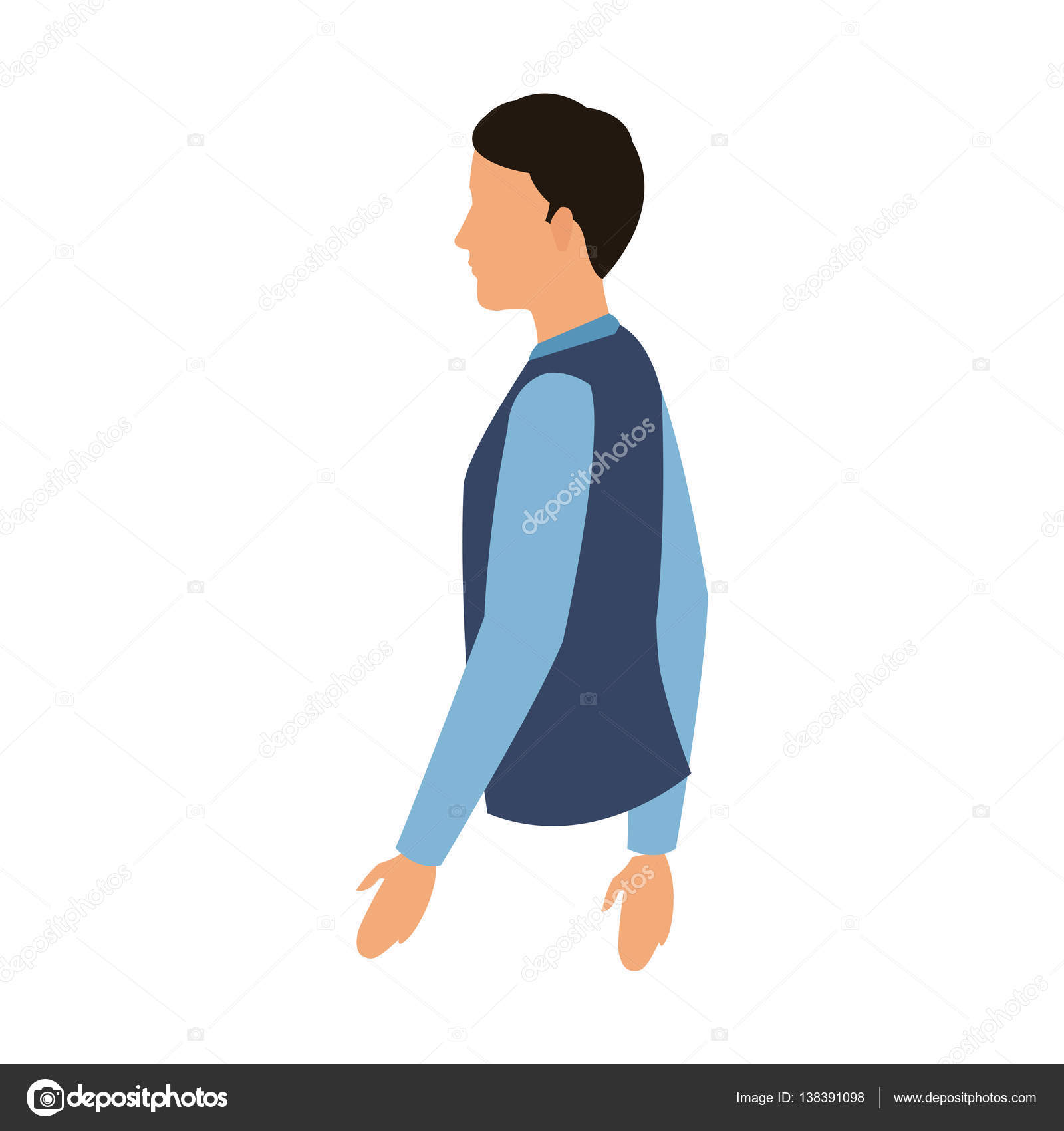 Man cartoon icon Stock Illustration by ©jemastock #138391098