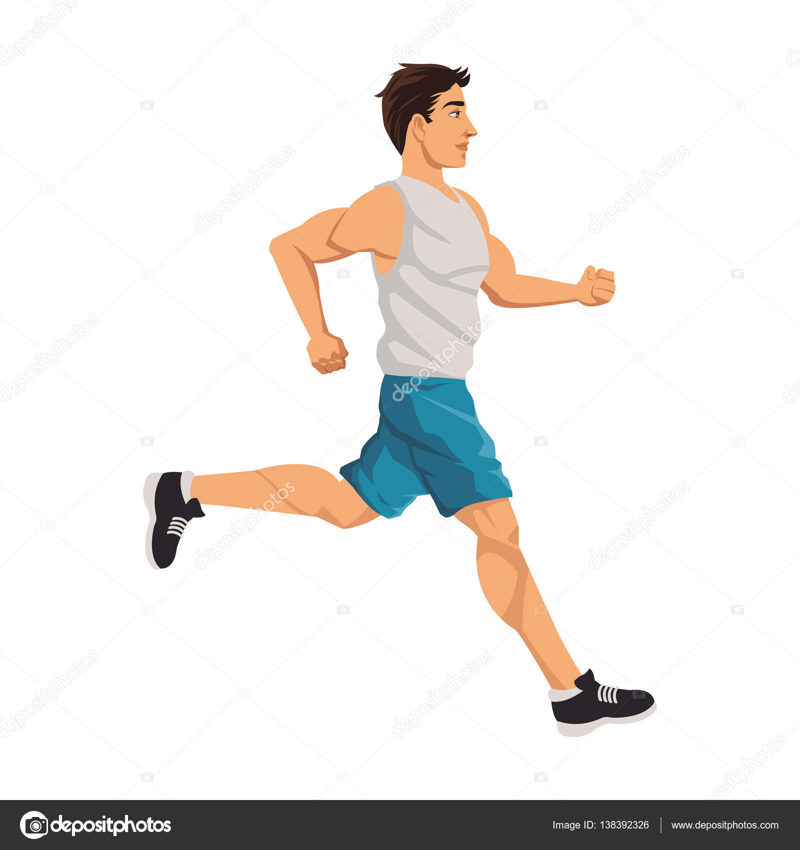 Hombre Animado Corriendo