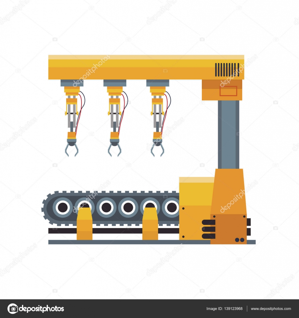 Industrial robot design Stock Vector Image by ©jemastock #139123968