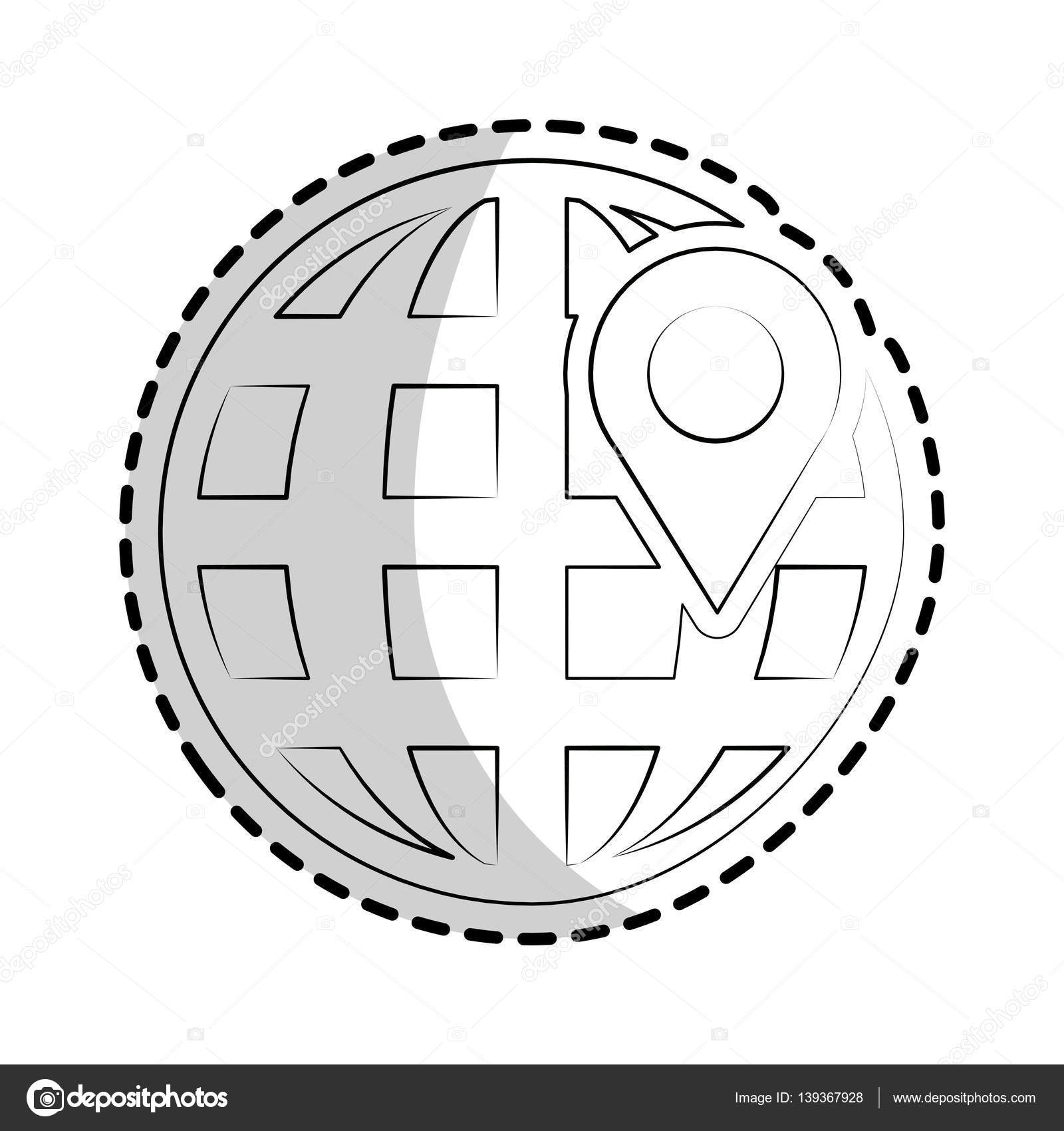Global sphere icon Stock Vector by ©jemastock 139367928