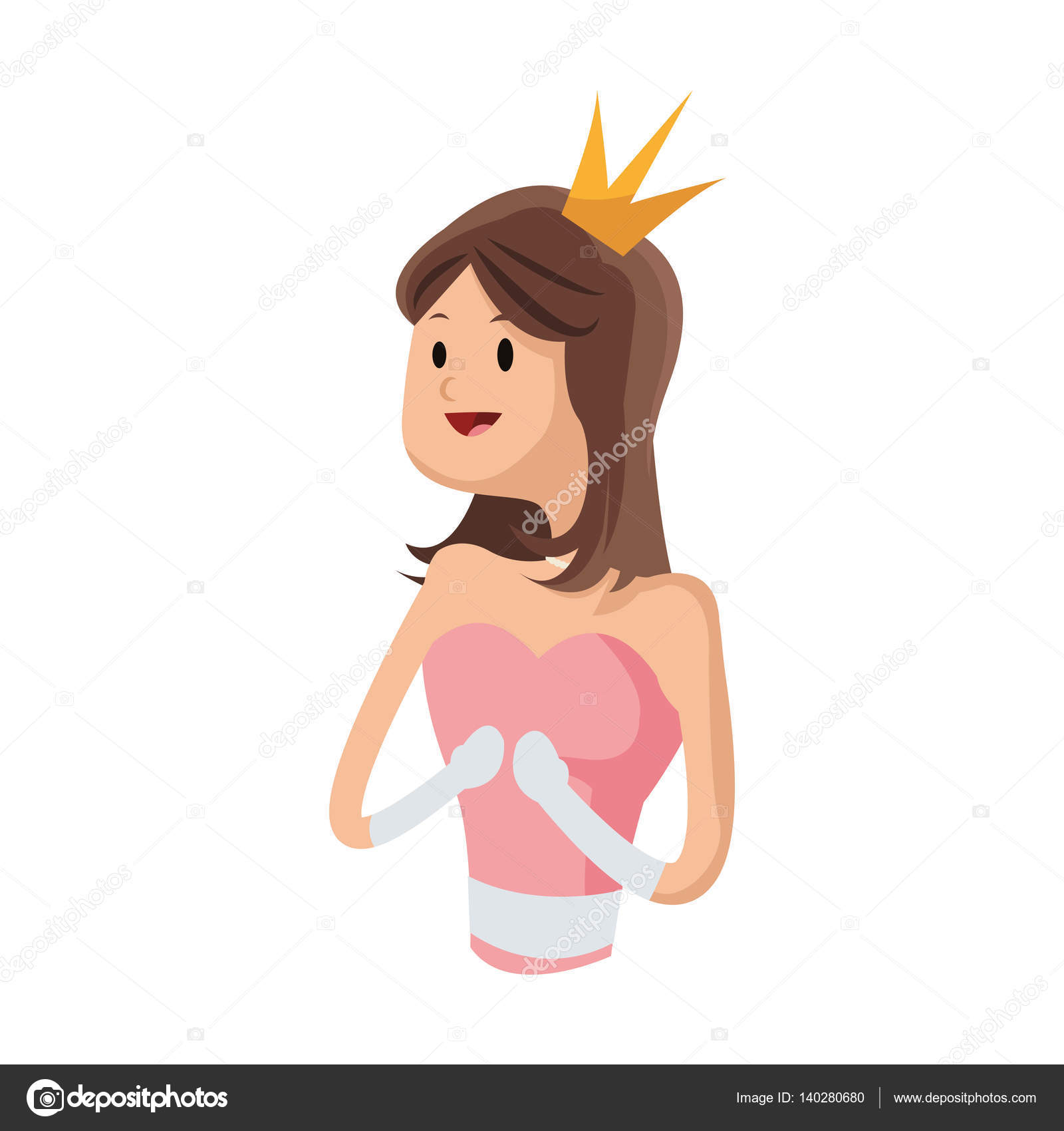 Princess cartoon icon Stock Vector Image by ©jemastock #140280680