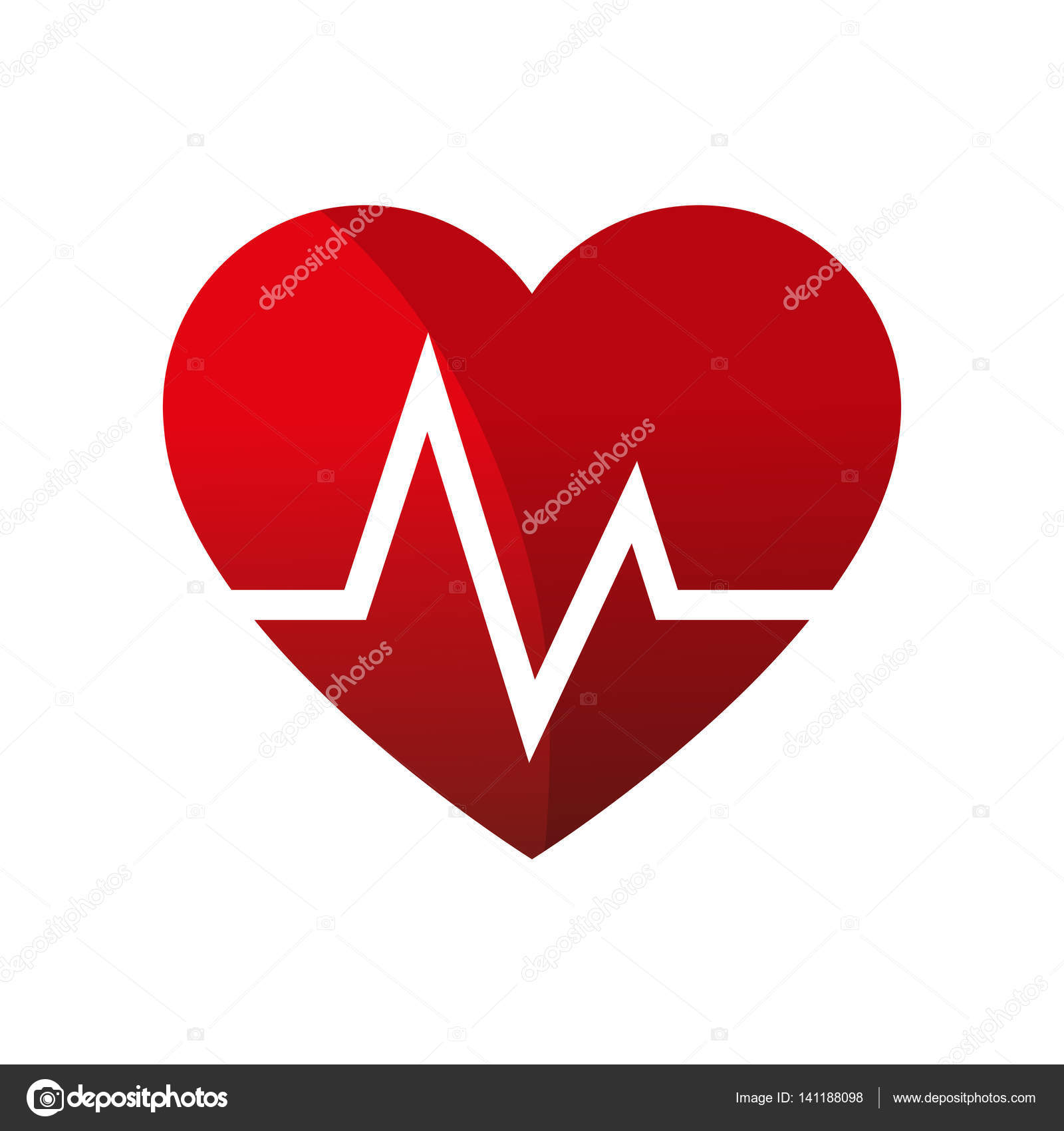 Cardio heart icon Stock Vector Image by ©jemastock #141188098