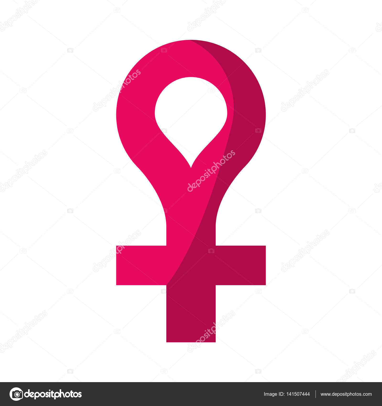 Female gender symbol icon Stock Vector by ©jemastock 141507444