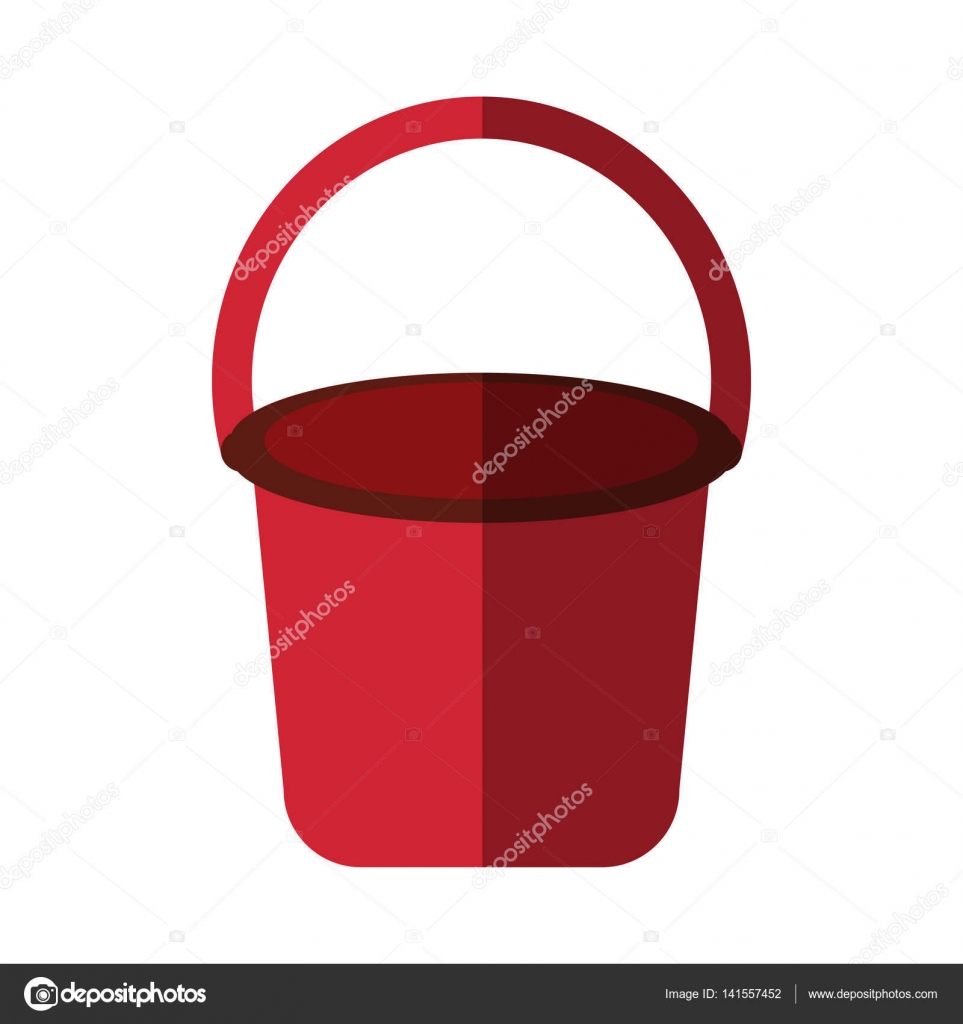 Red bucket icon Stock Vector by ©jemastock 141557452