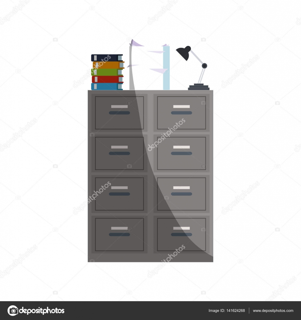 File cabinet icon Stock Vector by ©jemastock 141624268