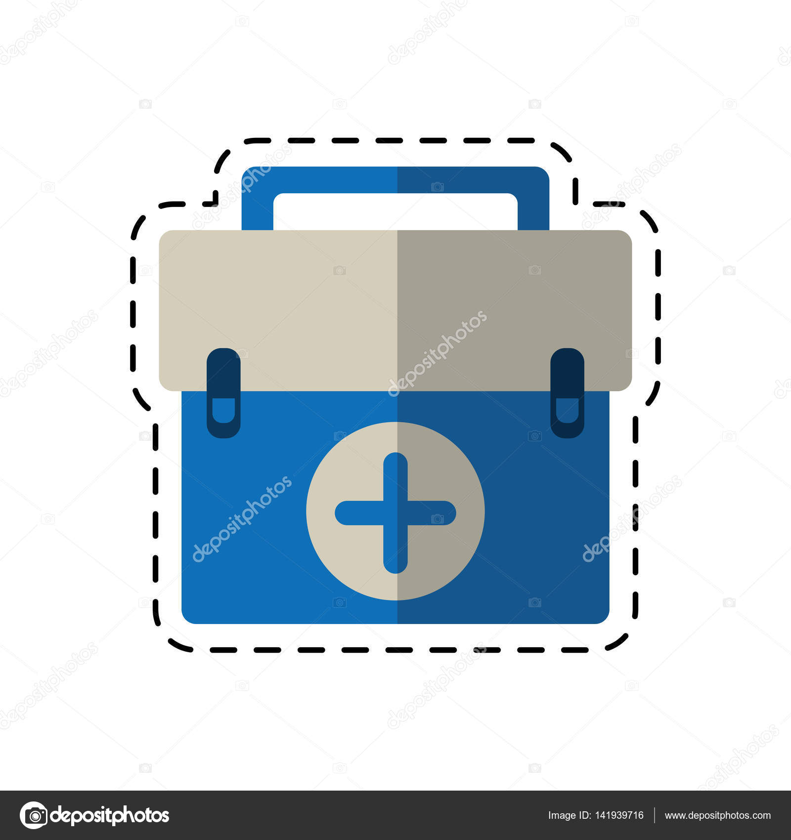 Cartoon first aid kit emergency equipment Stock Vector by ©jemastock ...