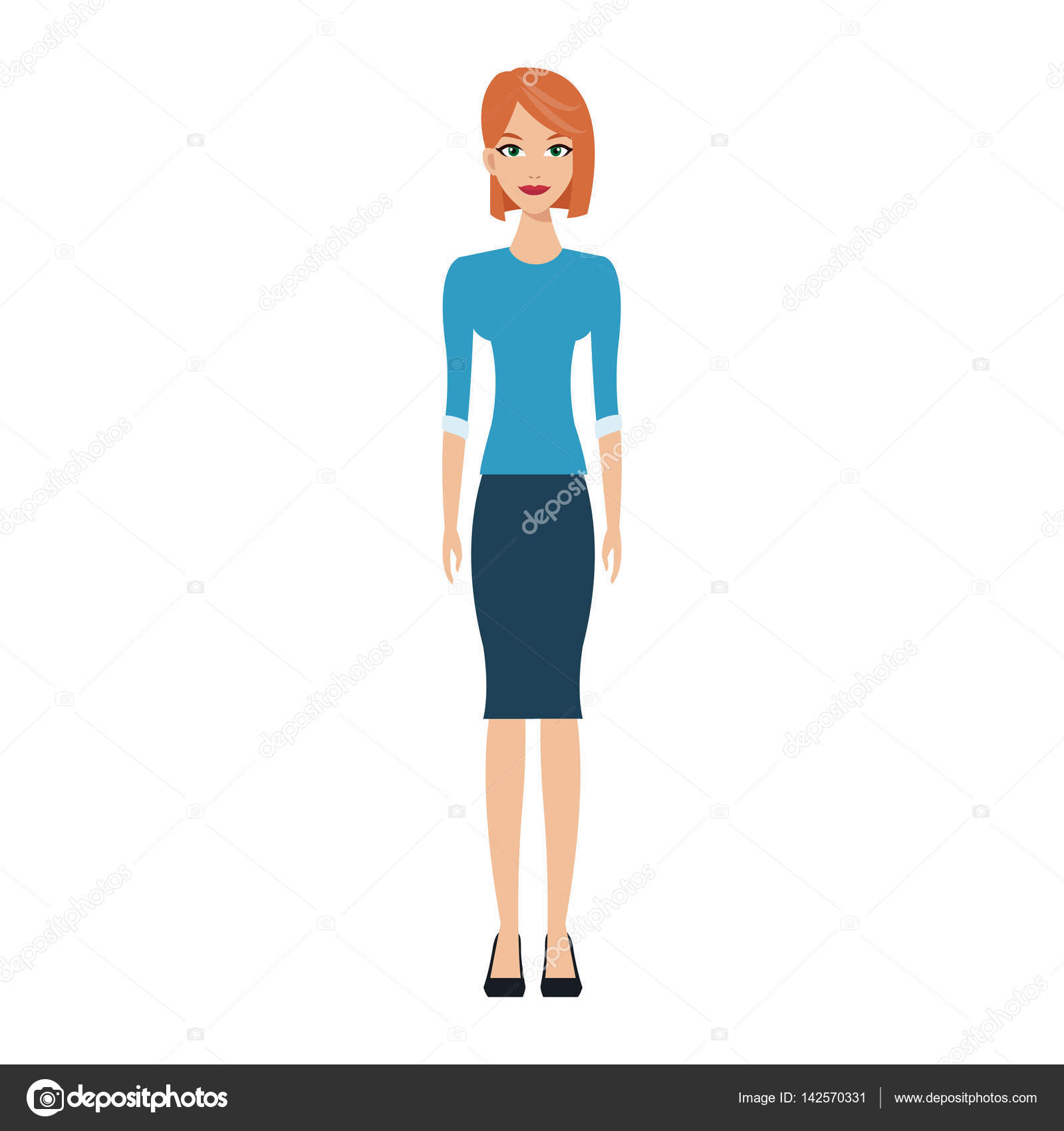 Woman cartoon icon Stock Vector by ©jemastock 142570331