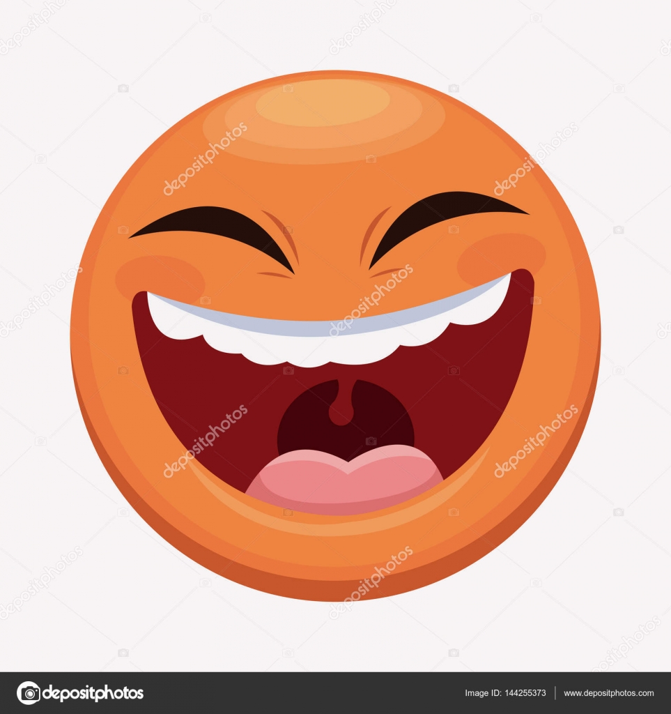 April fools day emoticon laughing Stock Vector by ©jemastock 144255373