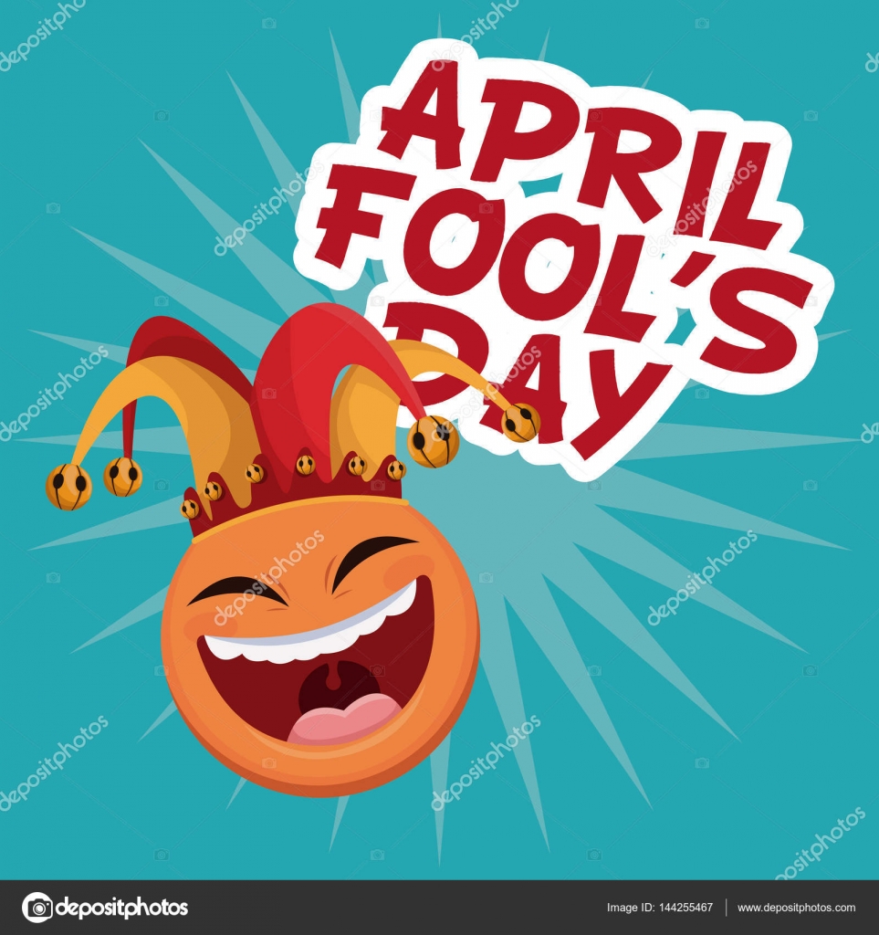 April fools day smile emoticon Stock Vector by ©jemastock 144255467