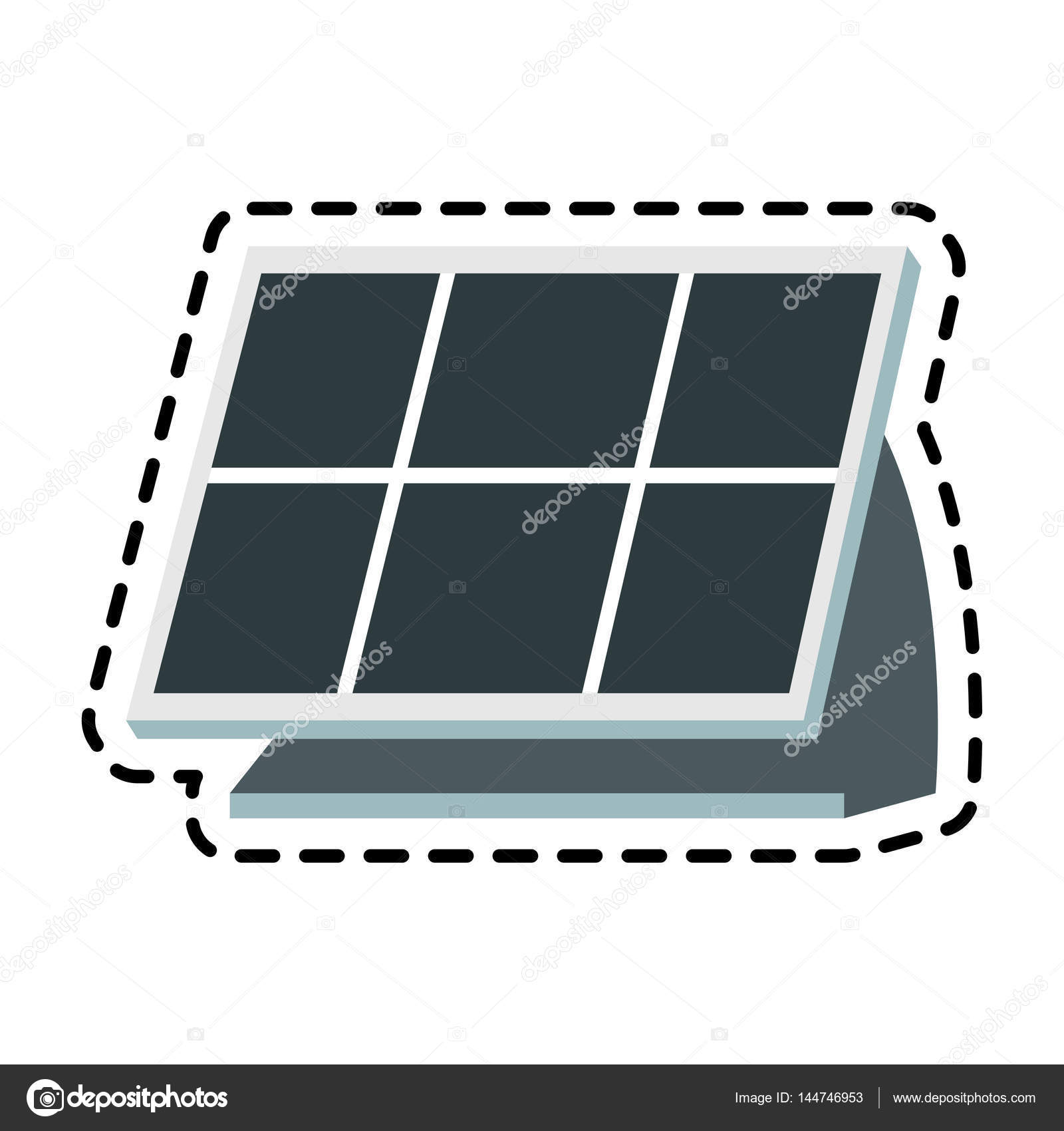 Solar panel icon image Stock Vector Image by ©jemastock #144746953