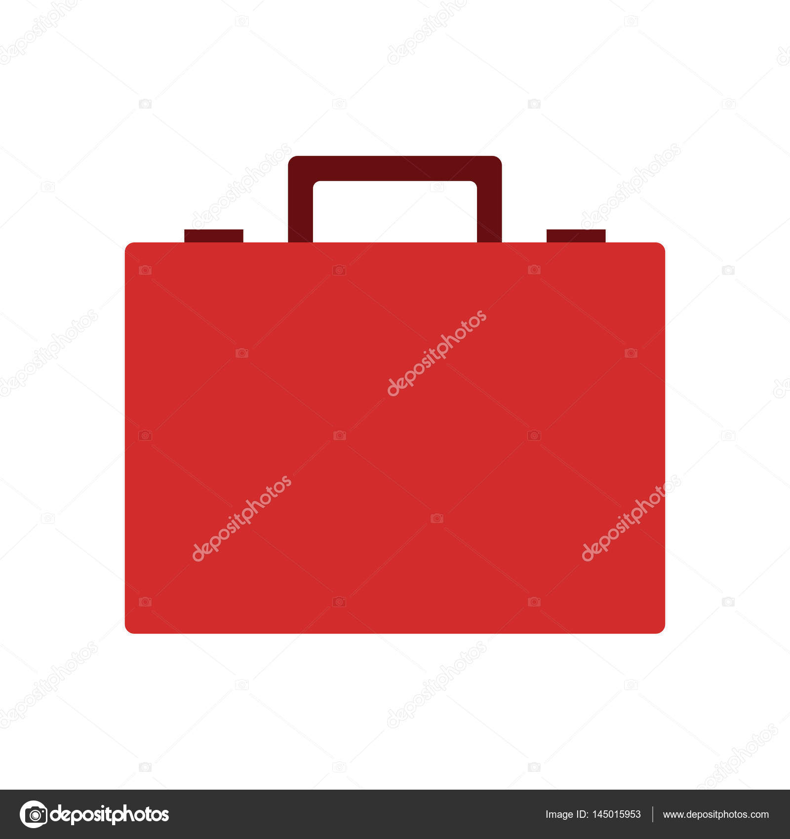 Red briefcase icon Stock Vector Image by ©jemastock #145015953
