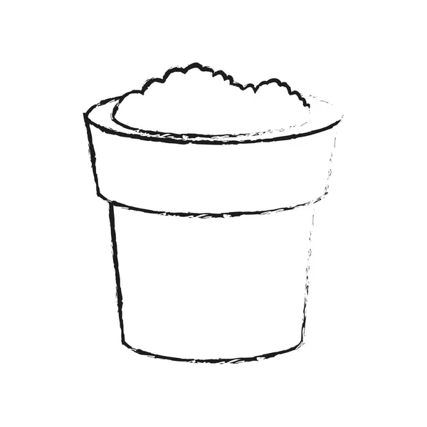 Soil In A Pot Clipart