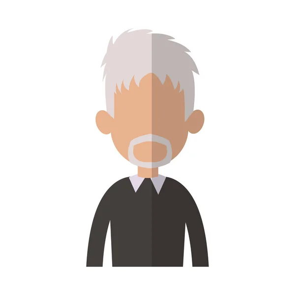 Hombre canoso imágenes de stock de arte vectorial | Depositphotos