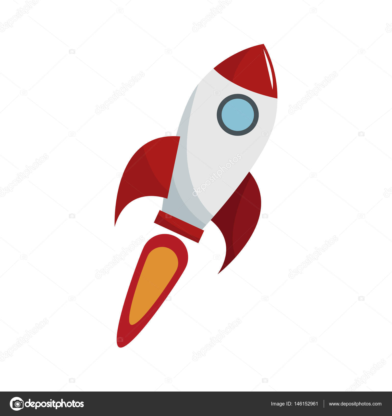 Space rocket icon Stock Vector Image by ©jemastock #146152961