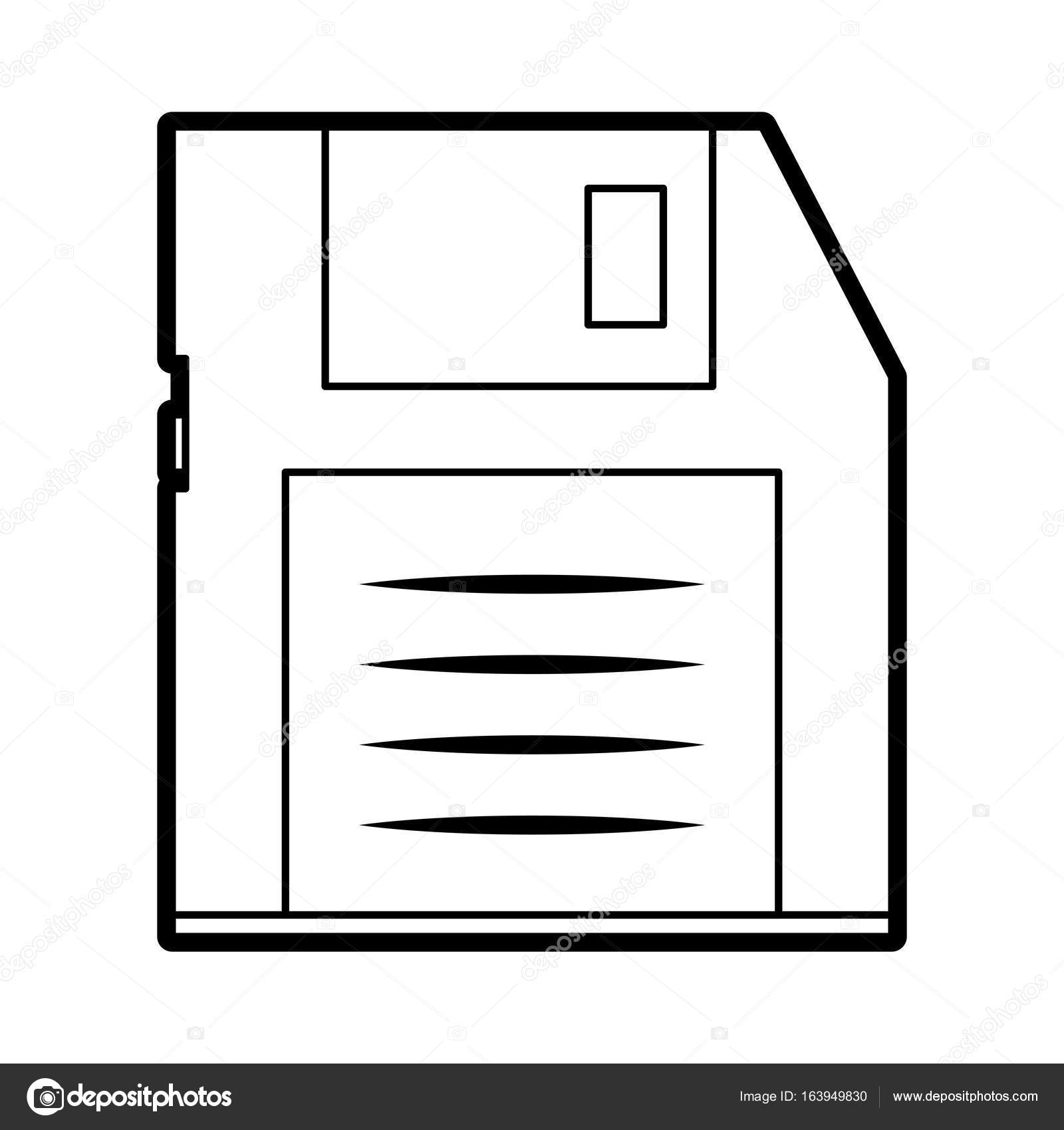 Diskette vector illustration Stock Vector Image by ©jemastock #163949830