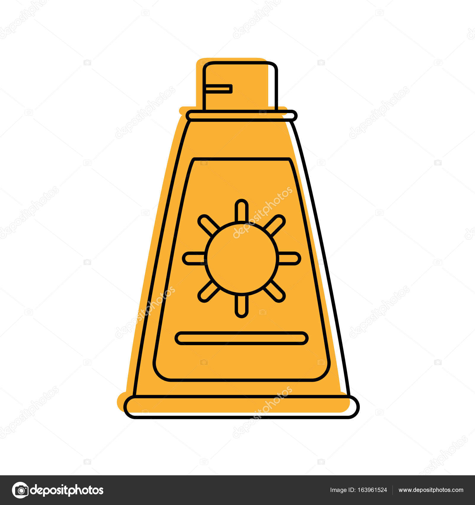 Sunscreen or sunblock icon image Stock Vector by ©jemastock 163961524