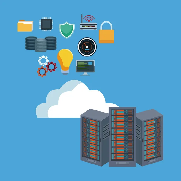 Images: data center | Data center icon — Stock Vector © andrewvec ...