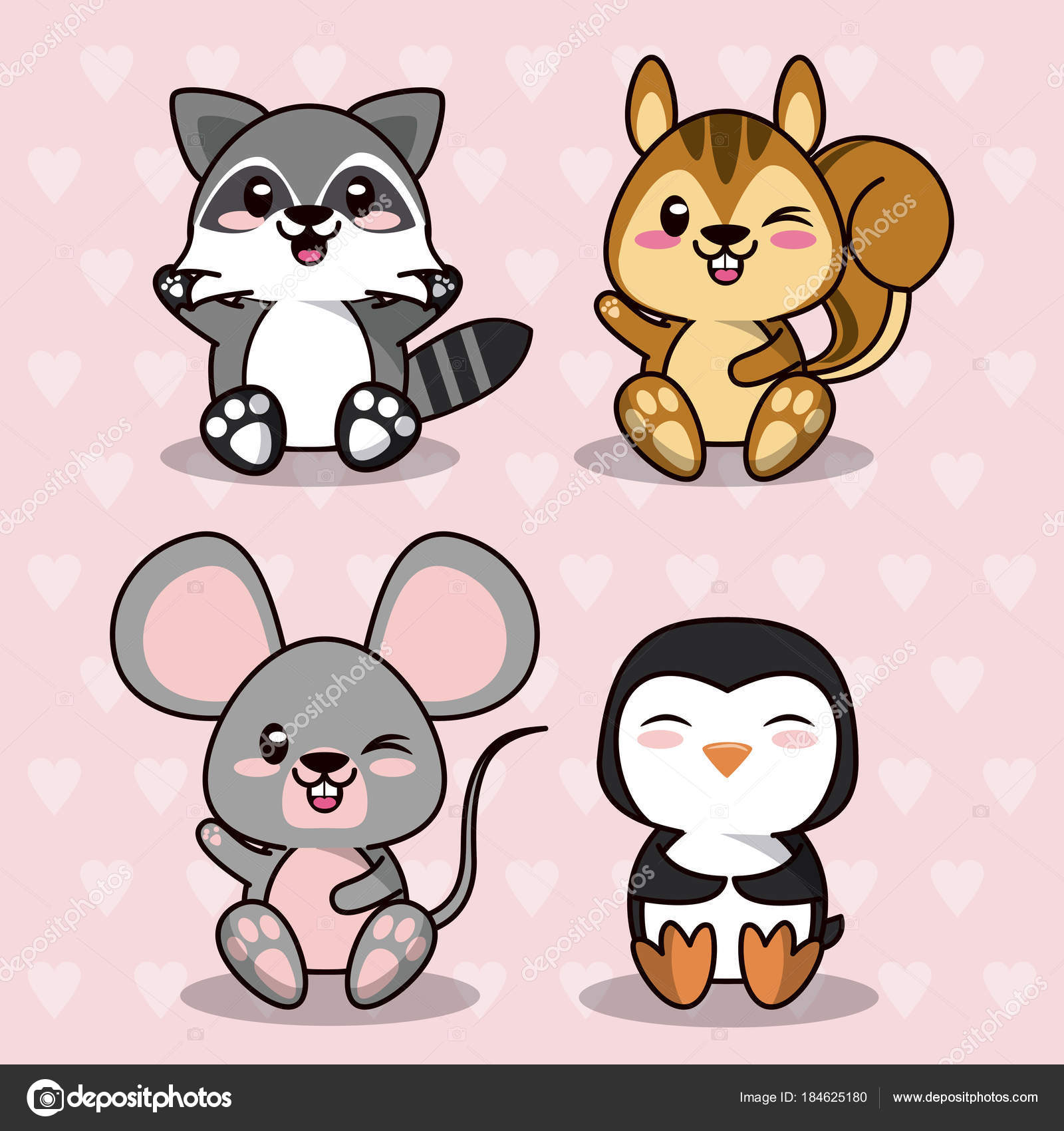 Cute Japanese Cartoon Animals
