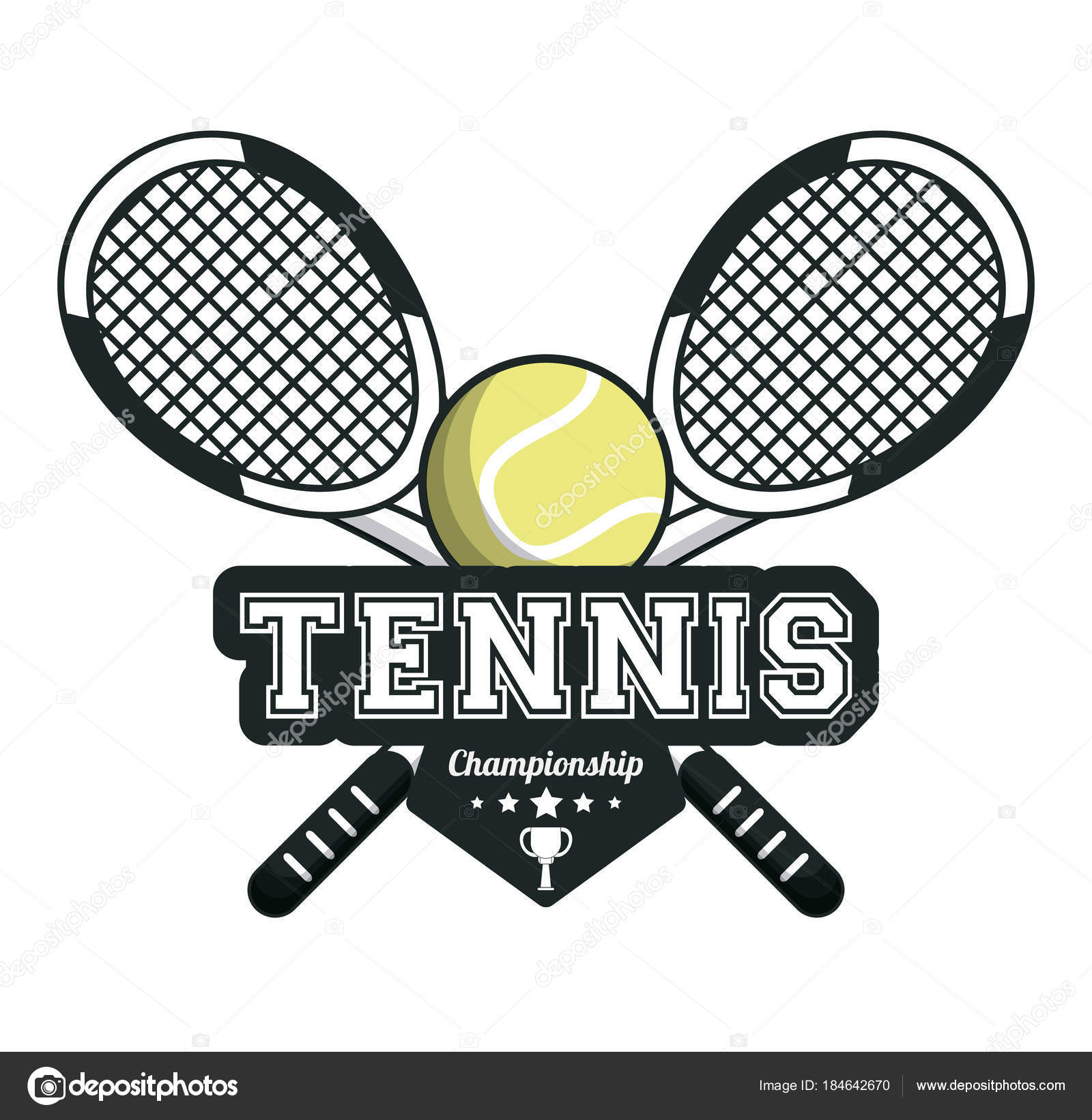 Crossed Tennis Rackets