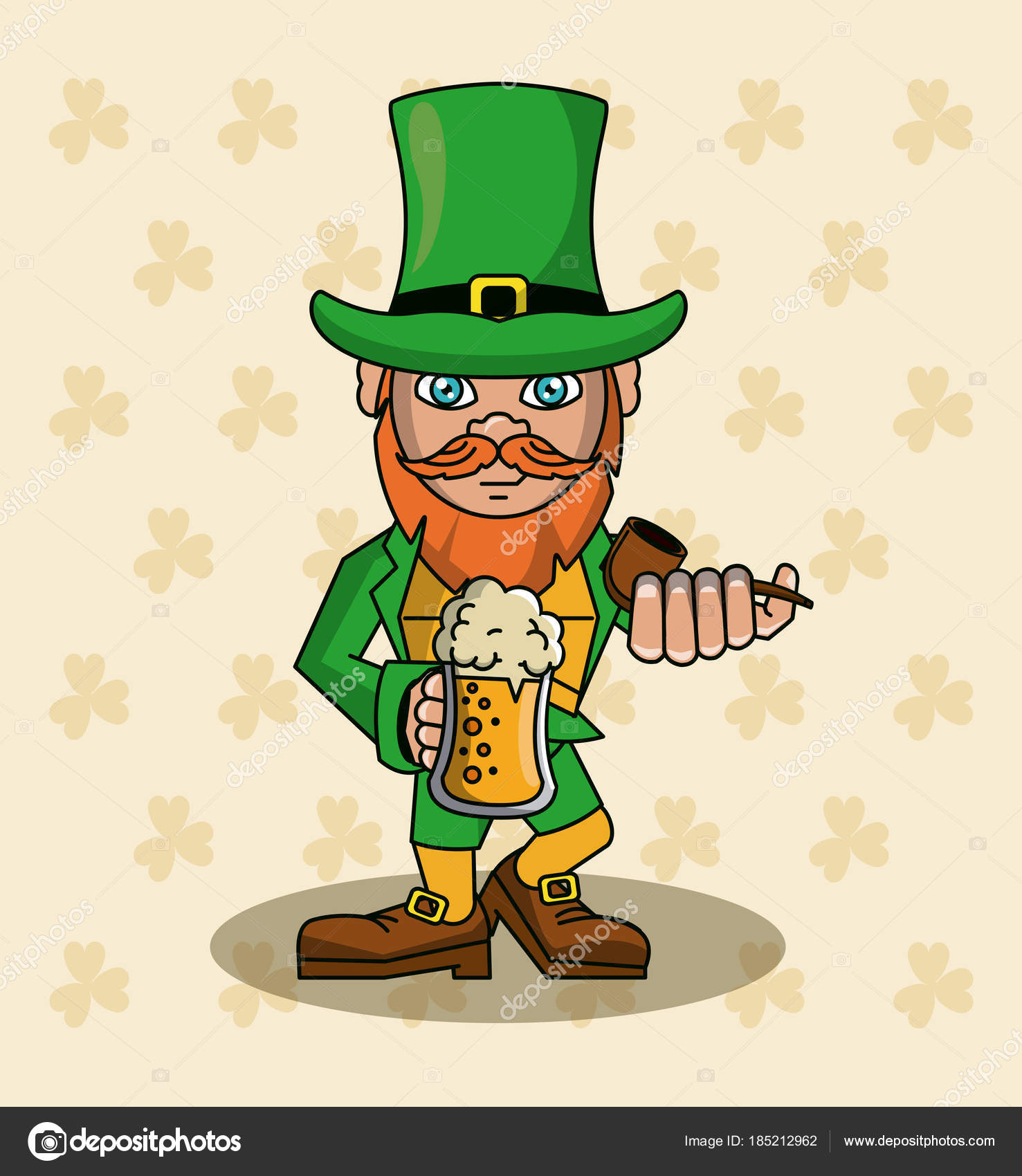 St patricks día de dibujos animados Vector de stock #185212962 de ...