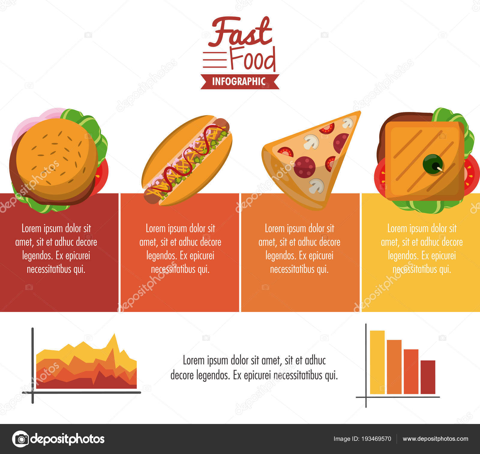 Fast food infographic design Stock Vector Image by ©jemastock #193469570