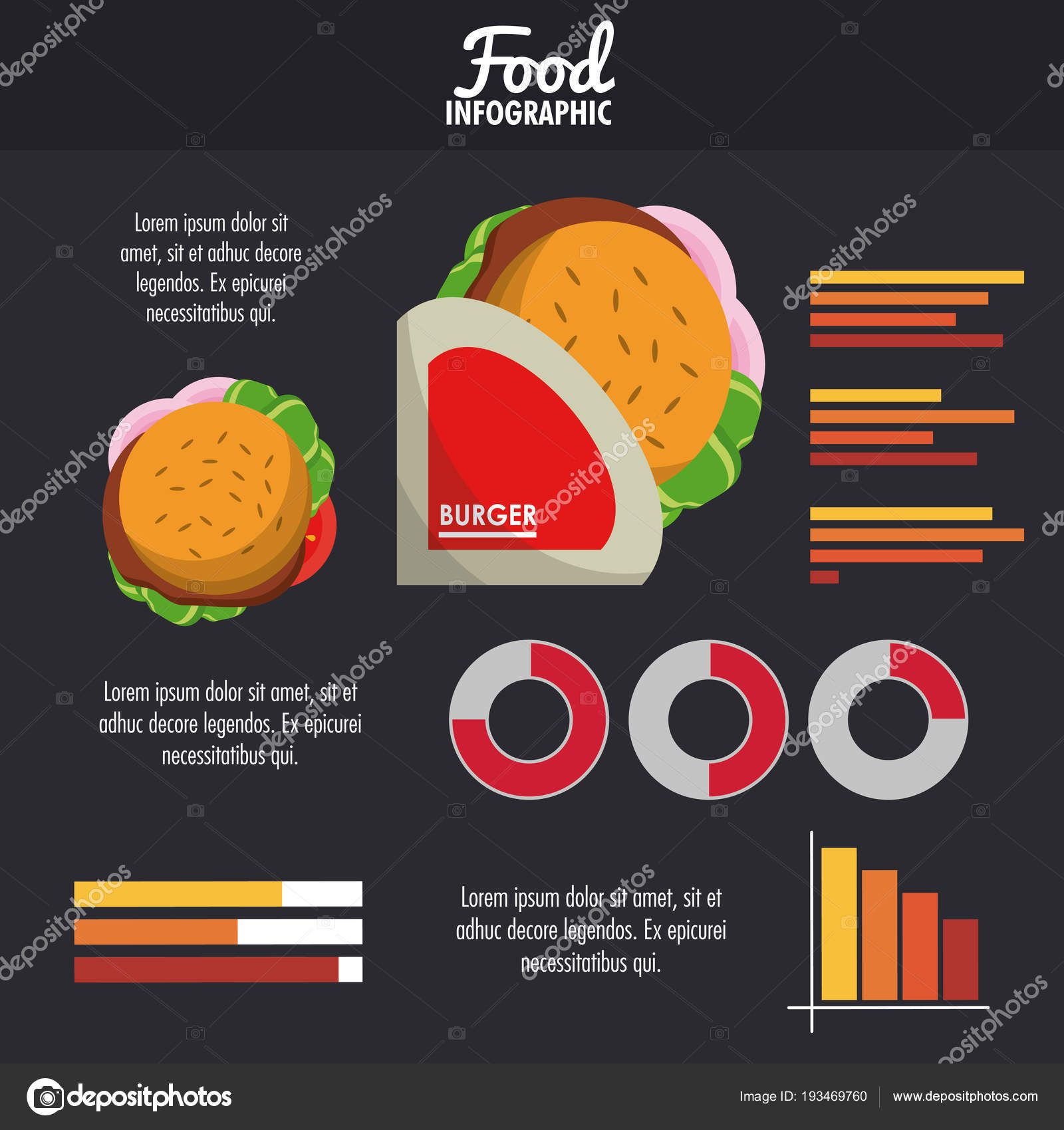 Fast food infographic design Stock Vector Image by ©jemastock #193469760
