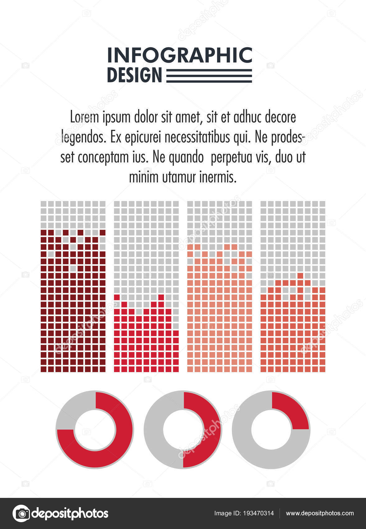 Infographic with statistics design Stock Vector by ©jemastock 193470314