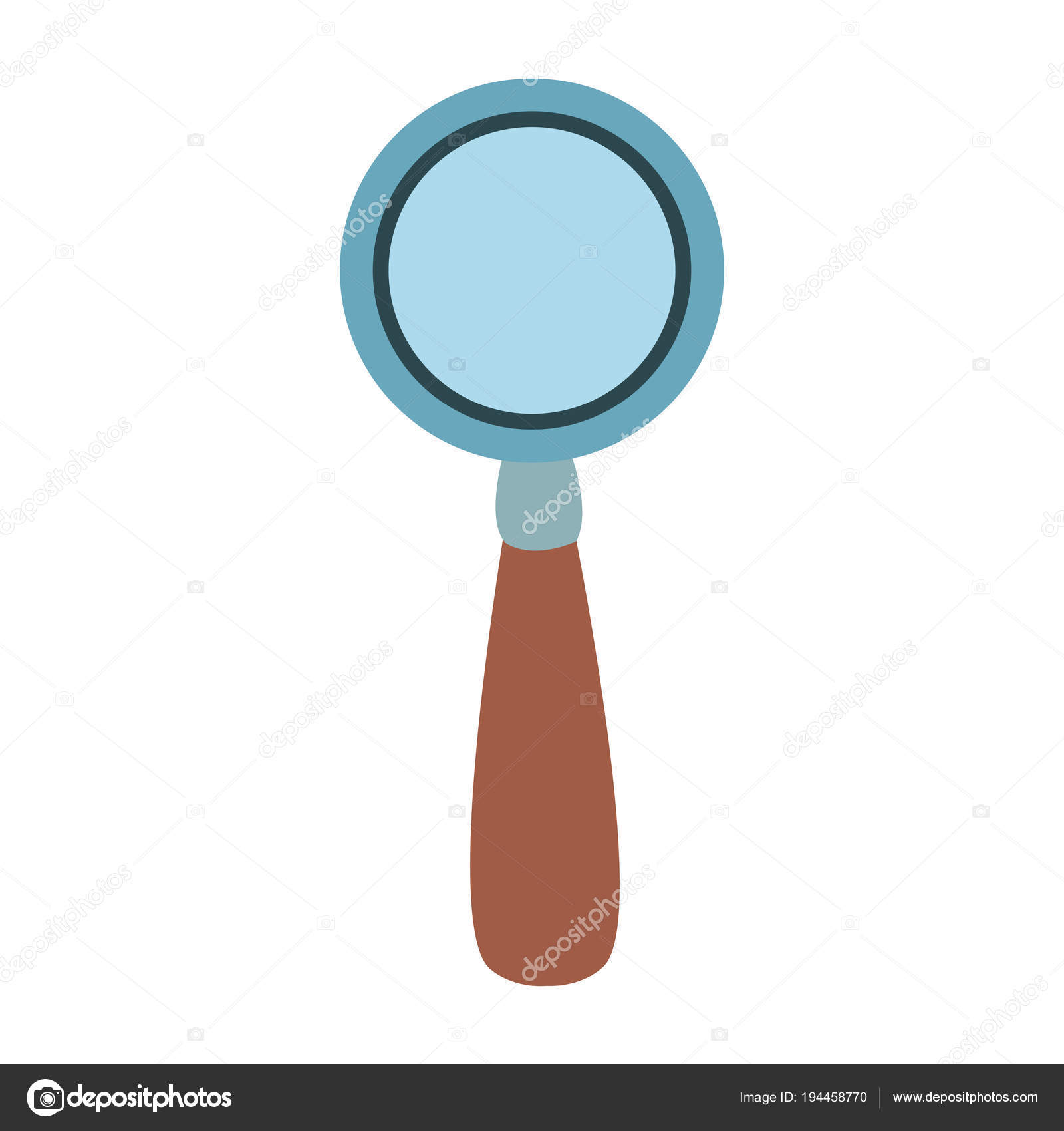 Símbolo de lupa Vector de stock #194458770 de ©jemastock