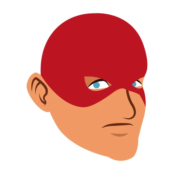 Male superhero face Stock Vector by ©jemastock 194459190