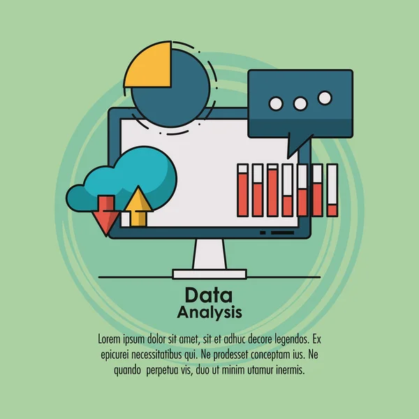 Data analysis infographic Stock Vector by ©jemastock 195034378