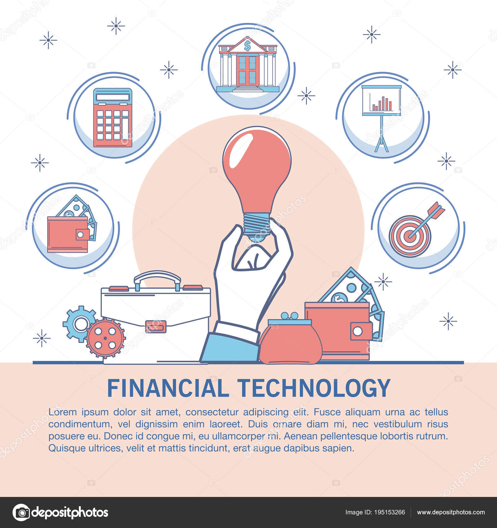 Financial technology infographic Stock Vector Image by ©jemastock ...
